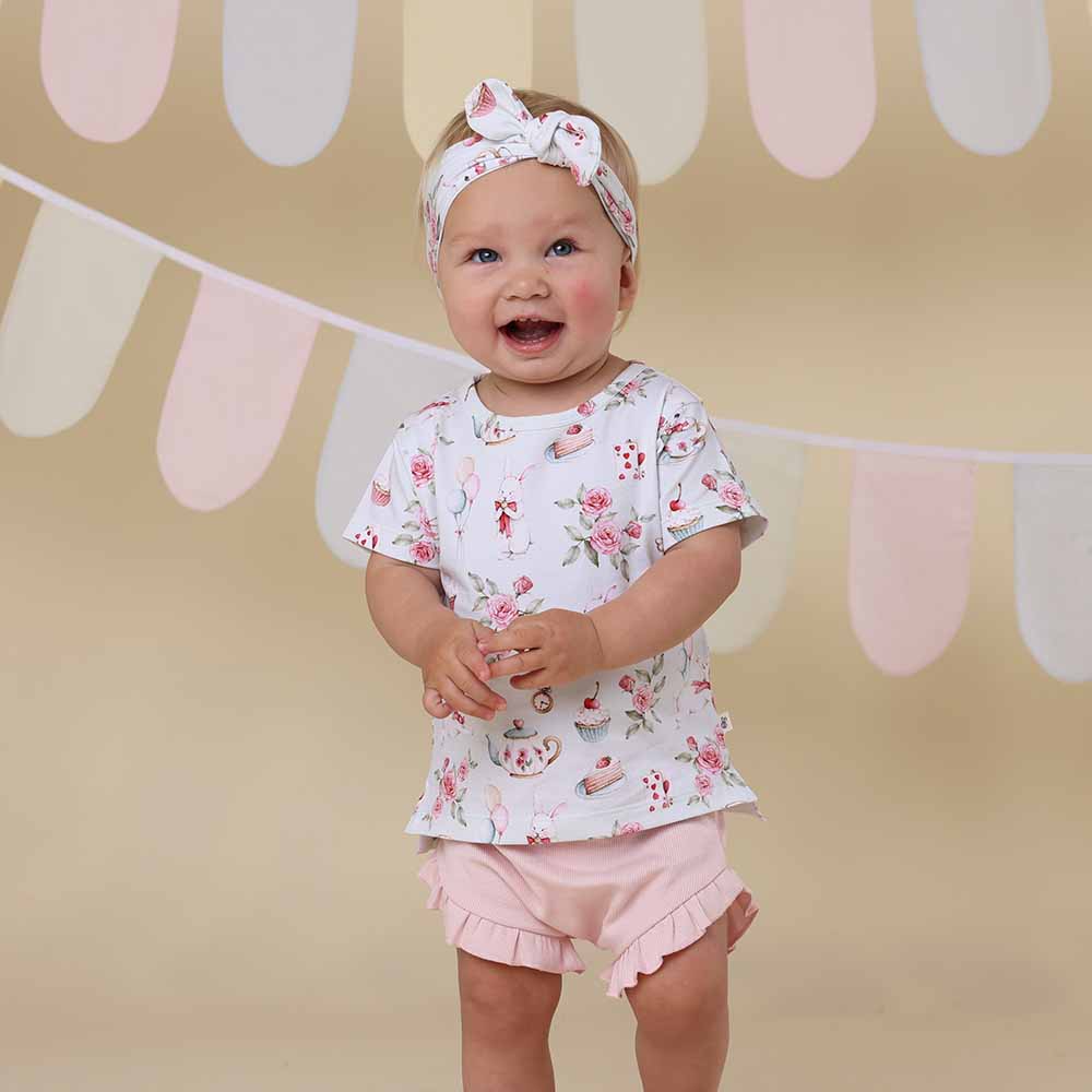 White Rabbit Organic Baby T-Shirt | Snuggle Hunny