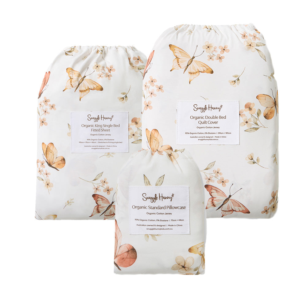 Bundle - Butterfly King Single Bedding | Snuggle Hunny