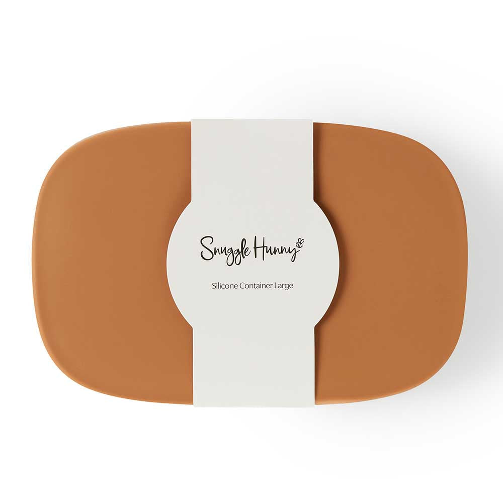 Silicone Large Lunch Box Chestnut | Snuggle Hunny