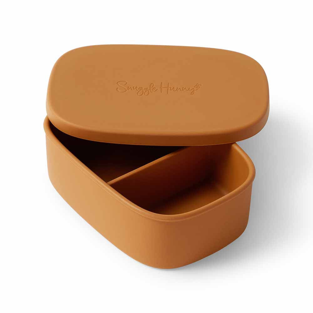 Silicone Medium Lunch Box Chestnut | Snuggle Hunny